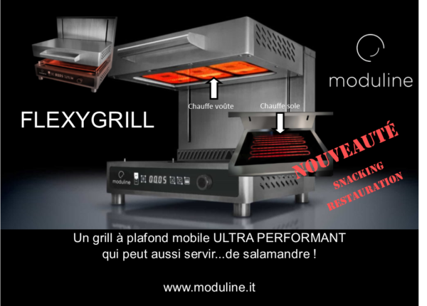 Flexygrill by Moduline, beaucoup plus qu'une salamandre ! - OLADIS